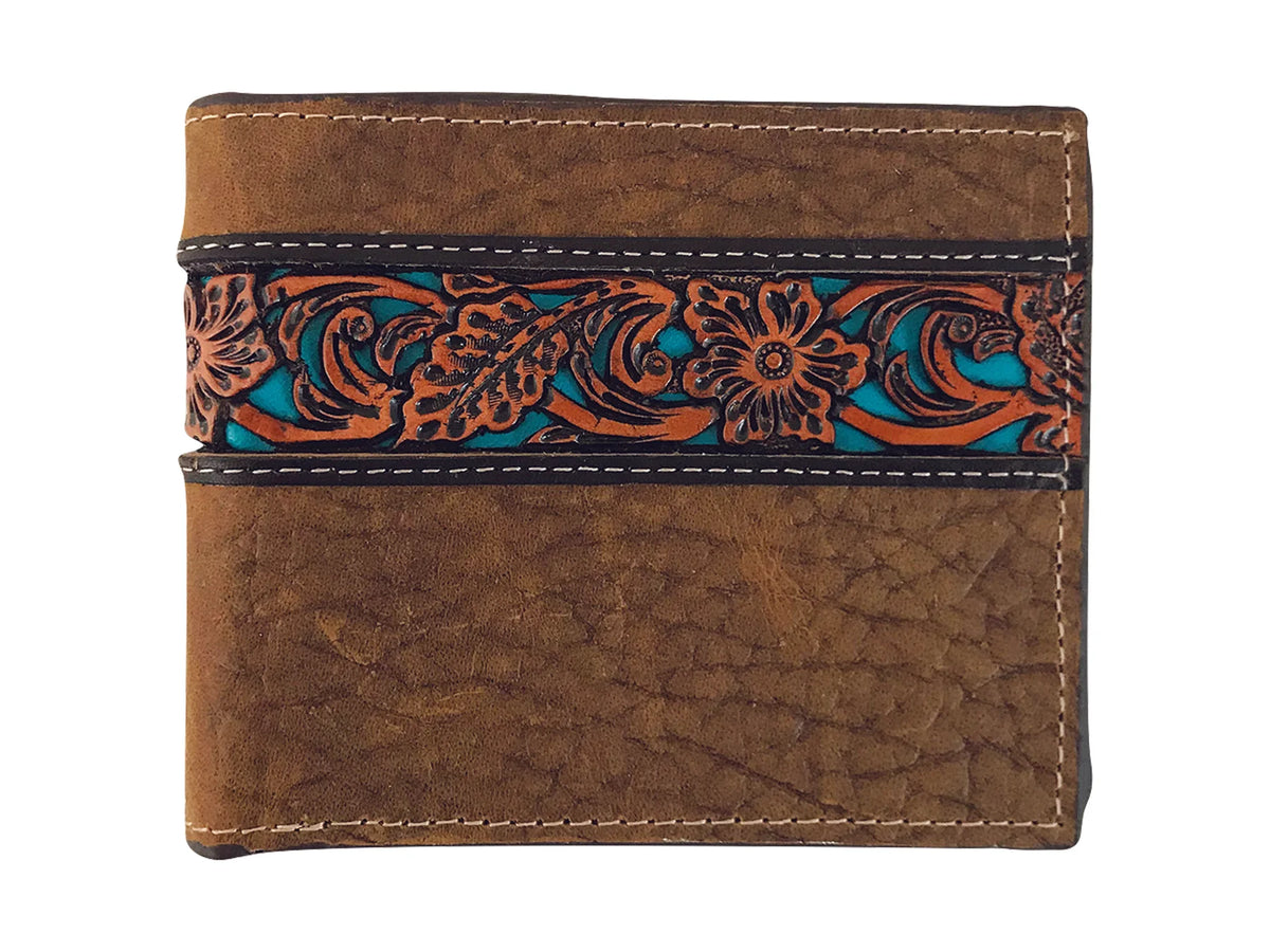 ROPER Bi-fold Wallet - Tooled Leather – Amberoak Rural